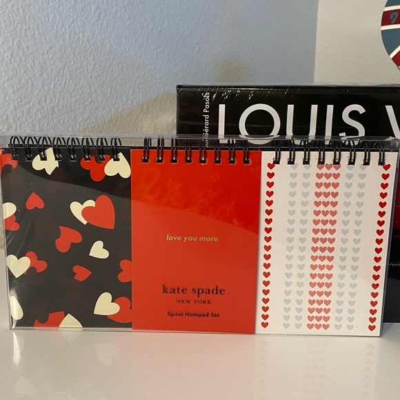 kate spade | Office | Nwt Kate Spade Love You More Spiral Notepad Set ...